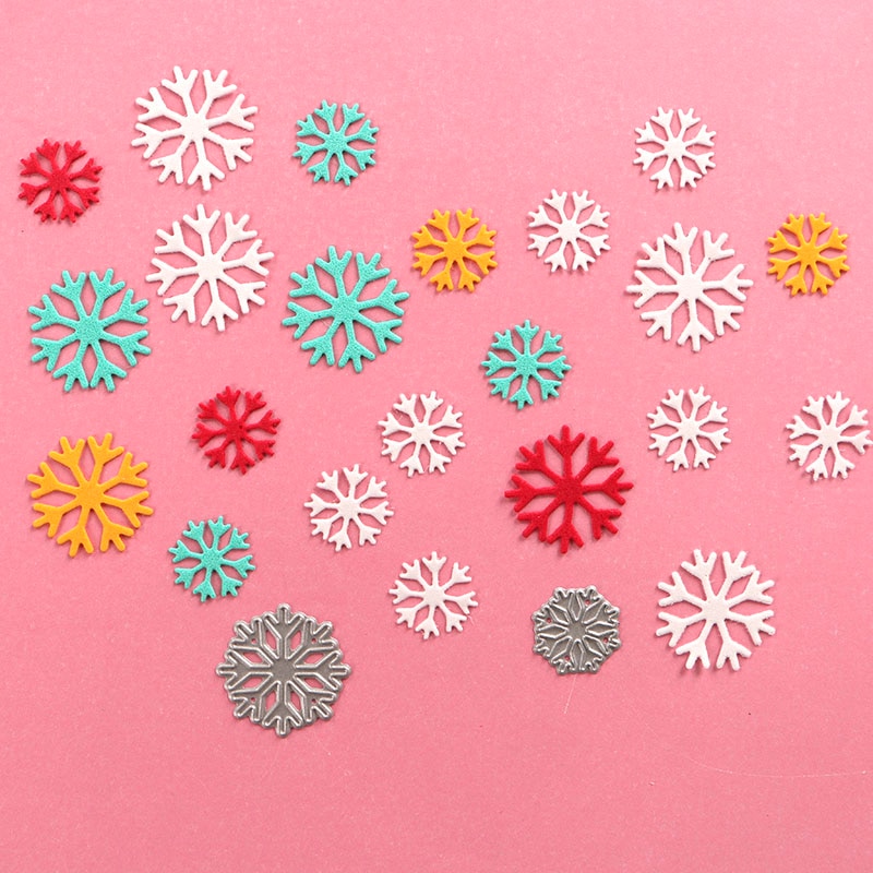 DUOFEN METAL CUTTING DIES 090293 2pcs small snowfl... – Grandado