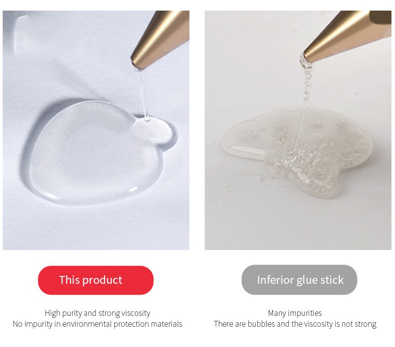 Transparent Melt Glue Stick High Viscosity Strong ... – Grandado