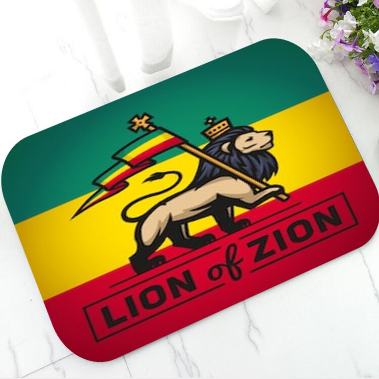 Cool Reggae Rasta Lion Door Mat for Bathroom Kitch... – Vicedeal