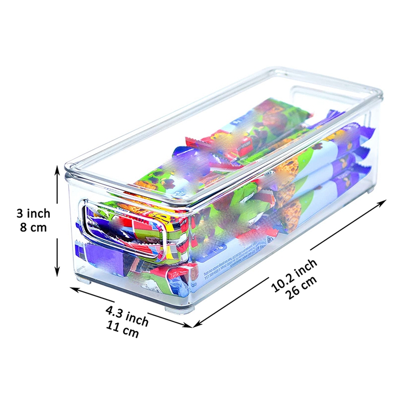 2 Pcs Stackable Plastic Storage Organizer Containe... – Grandado