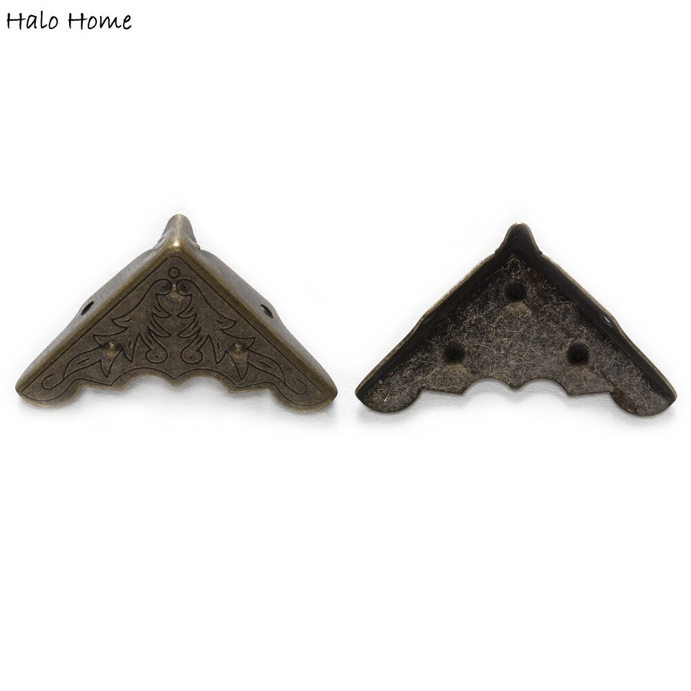 10 Pcs Antiek Brons Plated Carving Bagage Decorati... – Grandado