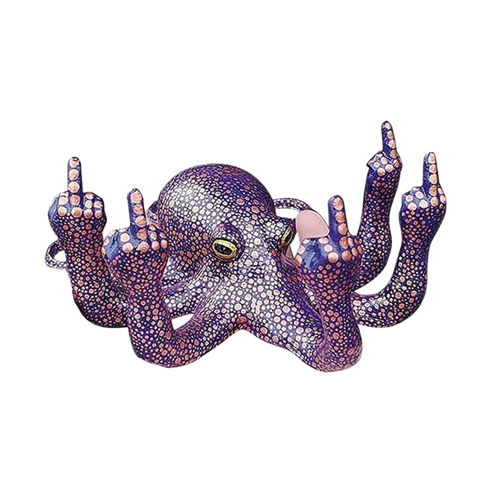 Octopus Sculpture Luminous Resin Octopus Statue Ou... – Grandado