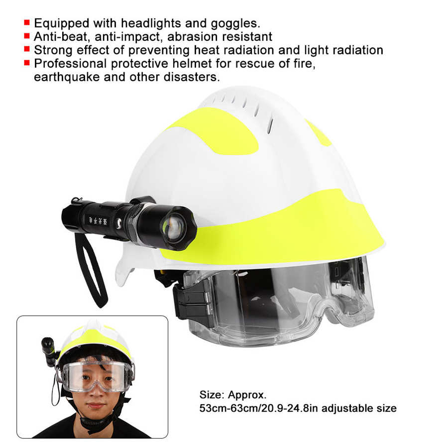 Emergency Rescue Safety Helmets Anti-Impact Fire F... – Grandado