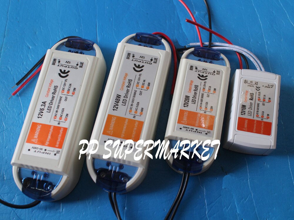 12Volt Voeding 12V Led Driver 18W 28W 48W 72W 100W... – Vicedeal