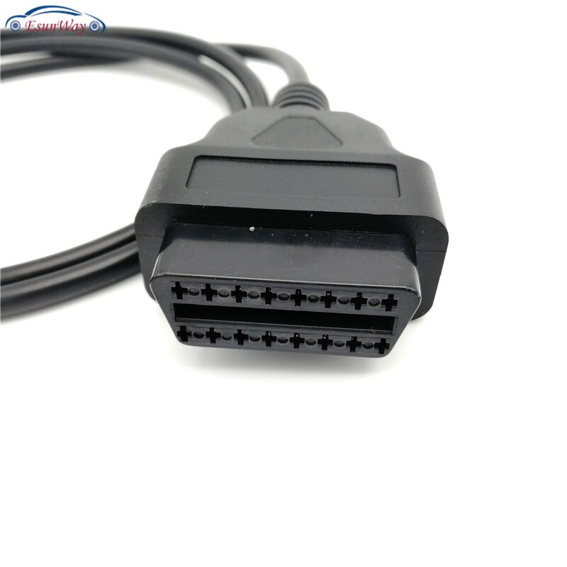 OBDII OBD2 Power Supply Cable 16Pin Female to Car ... – Vicedeal