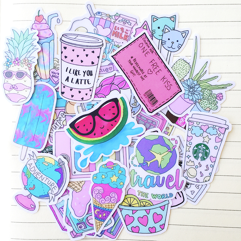 31 Stks/pak Vintage Leuke Meisje Sap Sticker Diy C... – Vicedeal