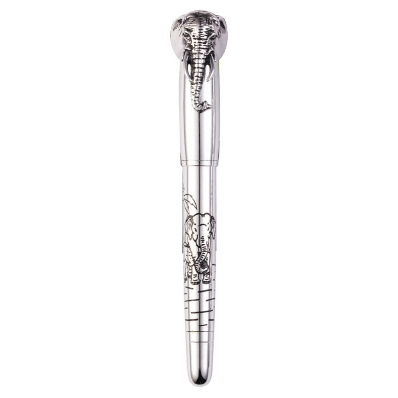Olifant Hoofd In Deksel Vulpen Delicate Medium Pen... – Vicedeal