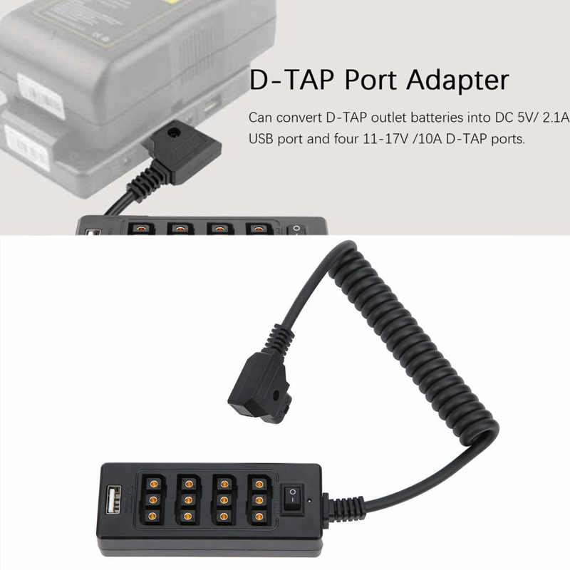 Fotografia D-TAP Male to 4-Port D-TAP Female Hub P... – Grandado