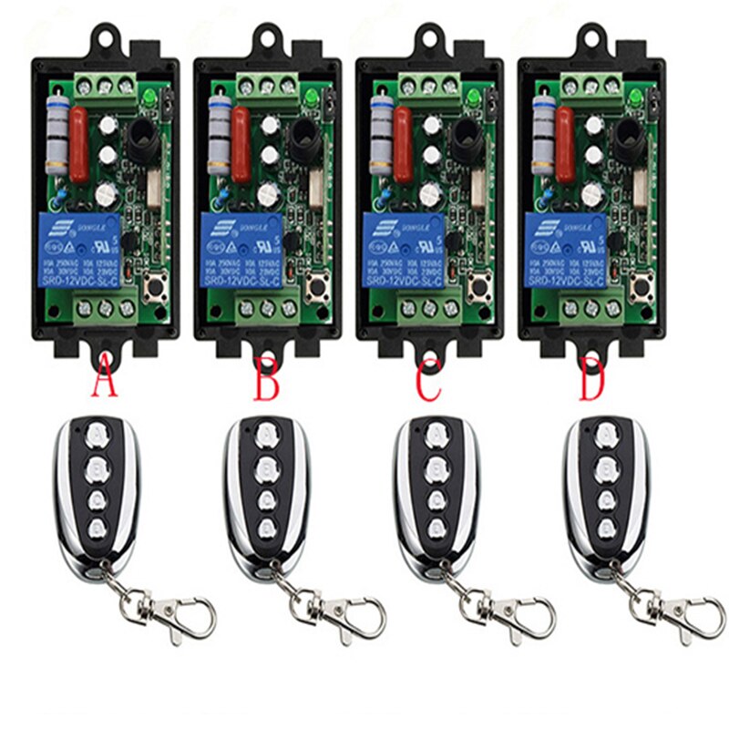 AC 220 V 1 Channel 1CH RF Wireless Remote Control ... – Vicedeal