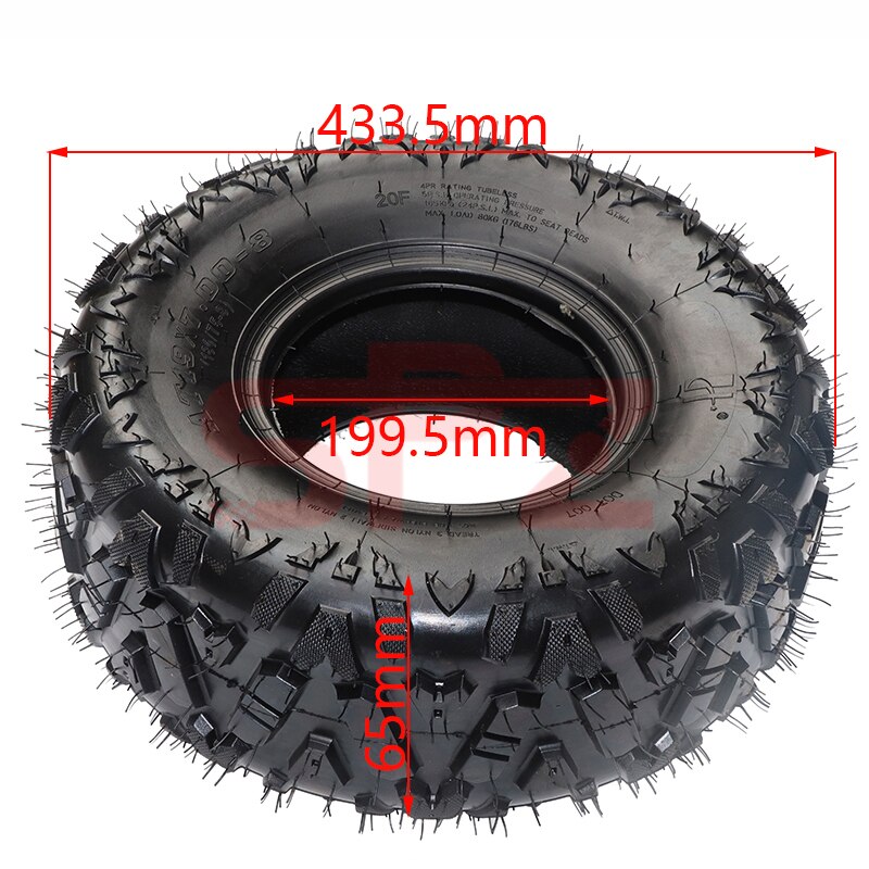 8 inch tire 19X7.00-8 suitable for 150cc 250cc 4-w... – Vicedeal