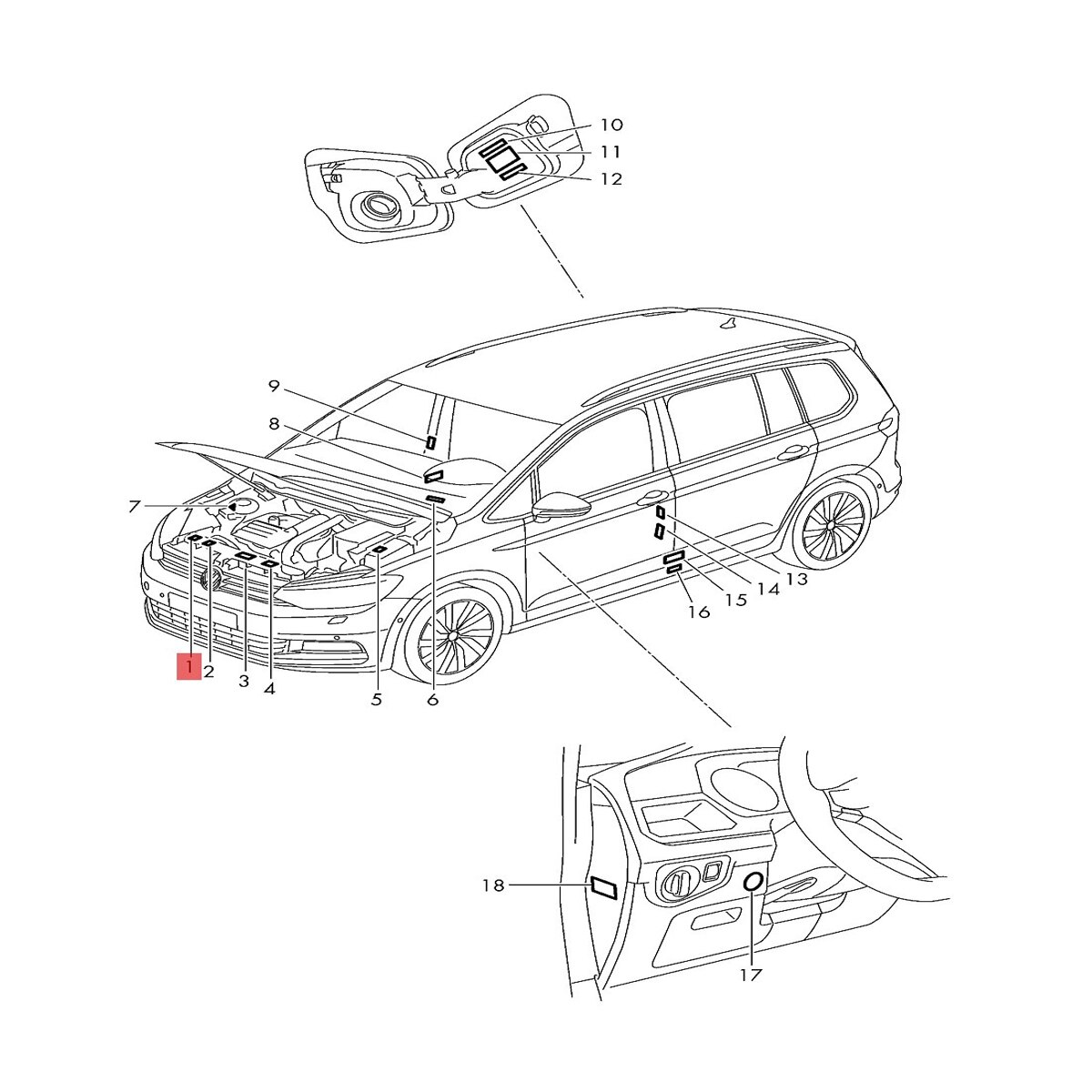Étiquette d'information sur le moteur de la voitur... – Grandado