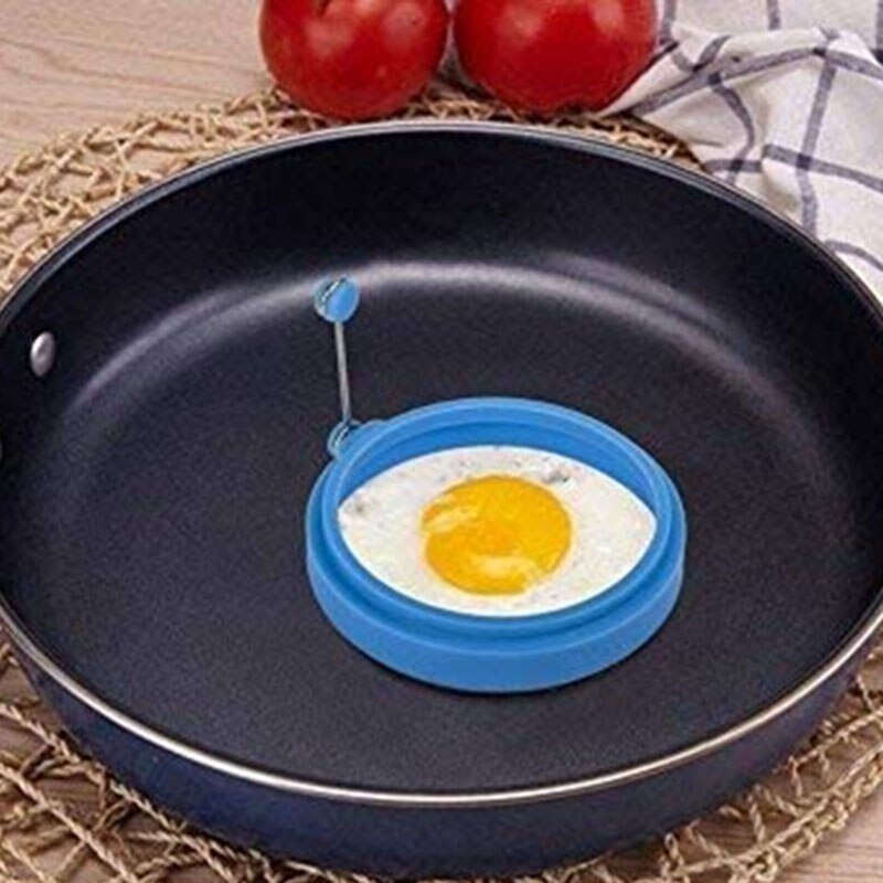 4-Piece Silicone Egg Ring, Food-Grade Egg Cooking ... – Grandado