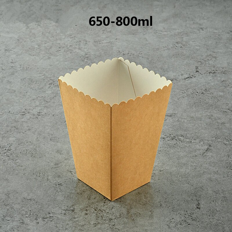 50pcs kraftpapier popcorn gebakken kip nuggets sna... – Vicedeal