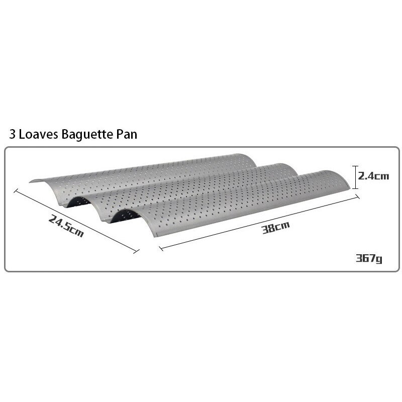 Carbon Steel 2/3/4 grids Gutter Non Stick French B... – Grandado