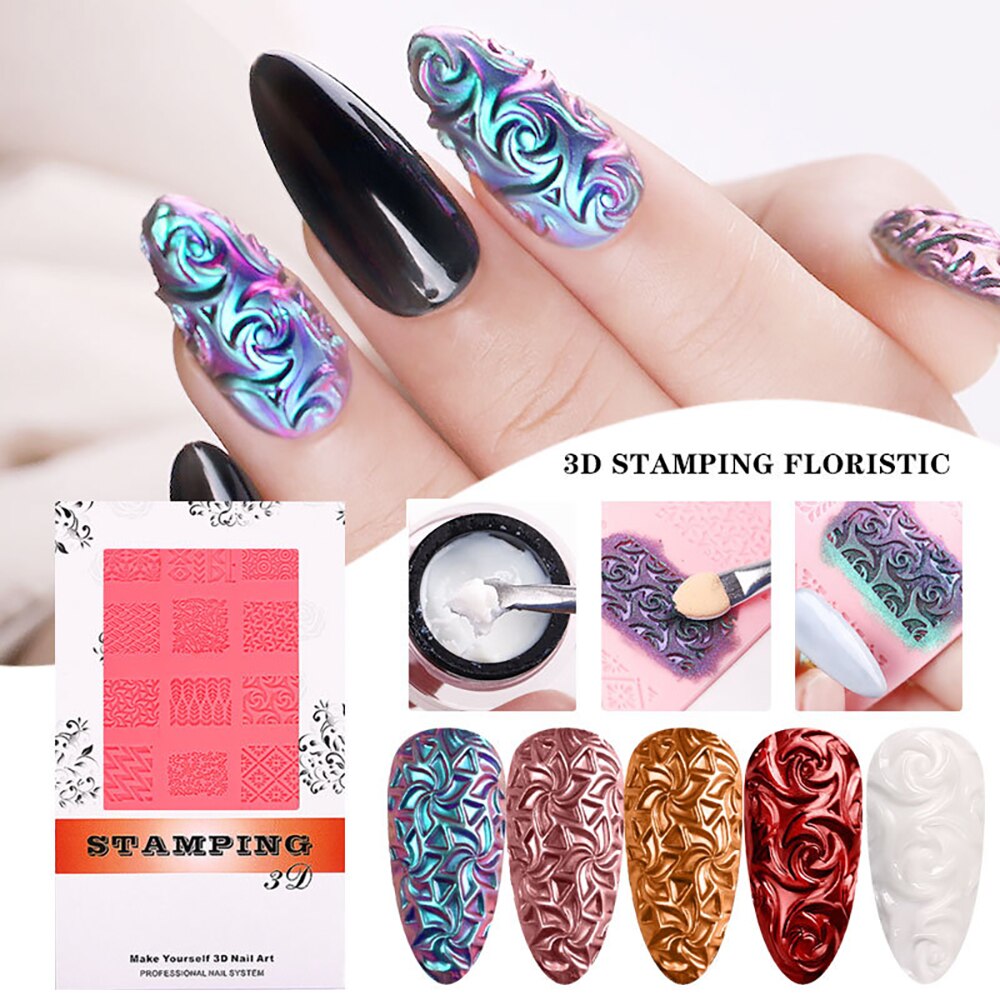 Nail Art Silicone Printing Template Environment-Fr... – Grandado