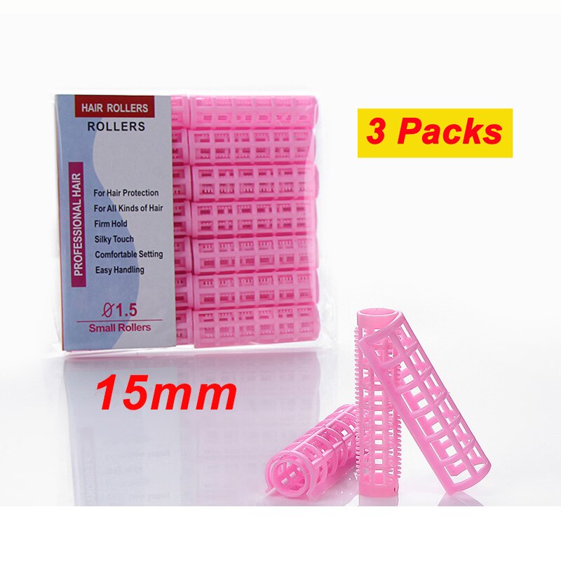 3 Pack/set 15Mm Snap Op Haar Rollen Plastic Diy Ha... – Grandado