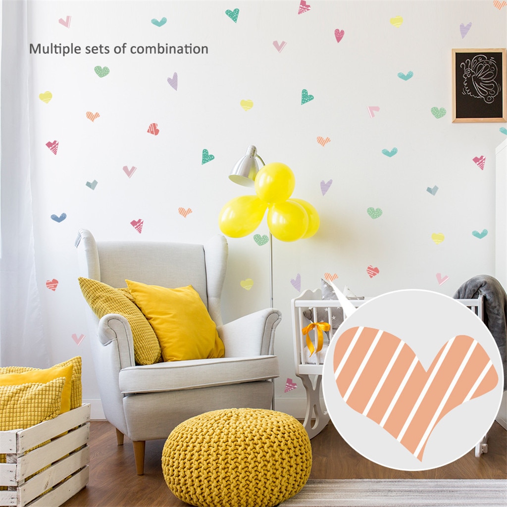 DIY Baby Heart Wall Sticker For Kids Room Baby Gir... – Vicedeal