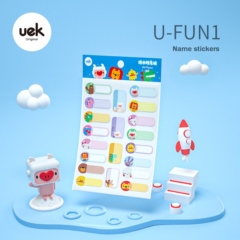 UEK Name Tag Stickers Self-Laminating Name Labels ... – Grandado