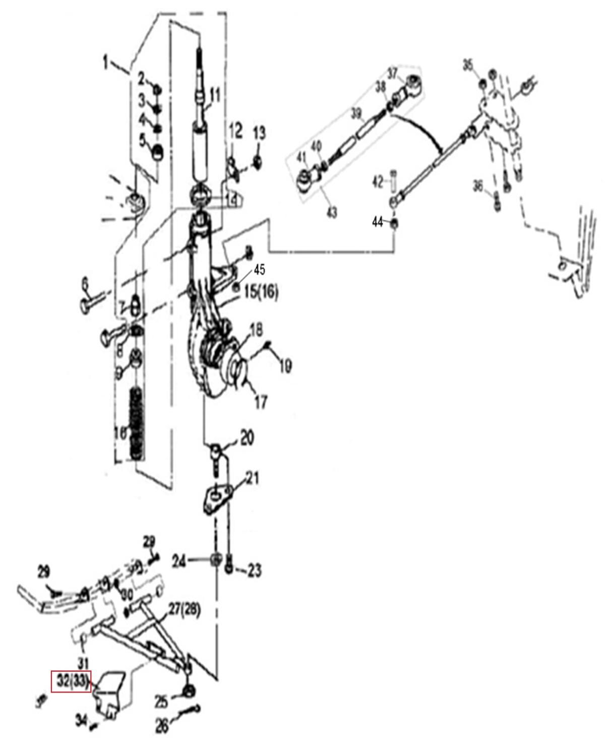 LEFT AND RIGHT A-ARM SHIELD SUIT FOR LINHAI550ATV ... – Grandado