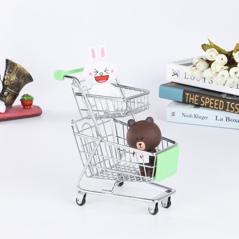 Mini Supermarket Double-deck Folding Shopping Cart... – Vicedeal