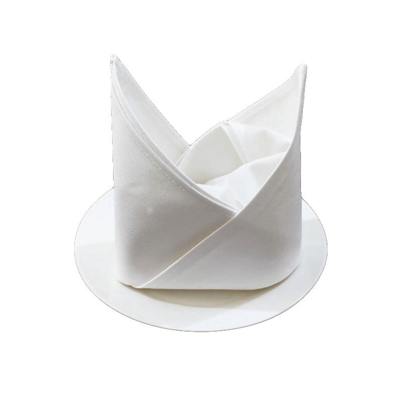 Table Napkins for Wedding Hotel White Table Napkin... – Vicedeal