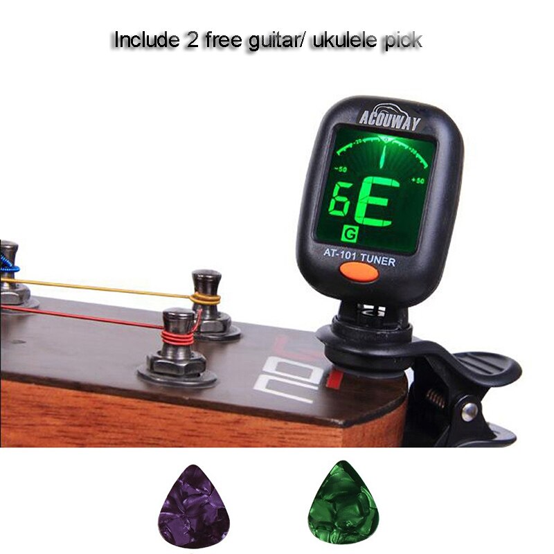 Acouway Guitar Tuner Clip-On Chromatic tuner 360 d... – Grandado