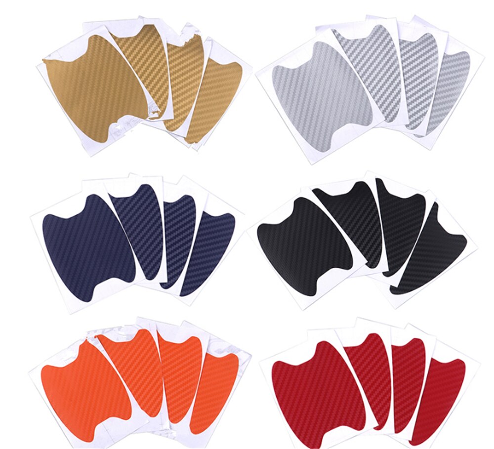 Car shape 3D carbon fiber door handle wrist anti-s... – Grandado