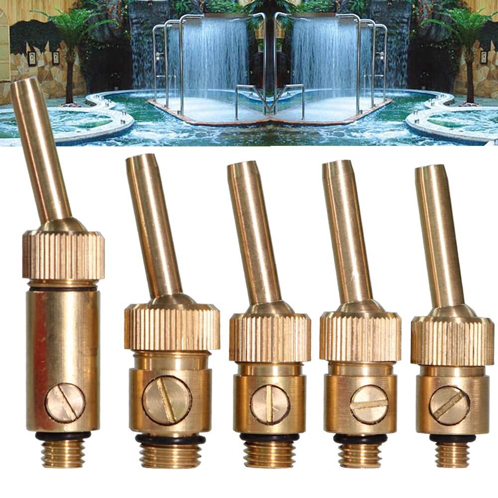 Adjustable Brass Water Curtain Line Fountain Nozzl... – Vicedeal
