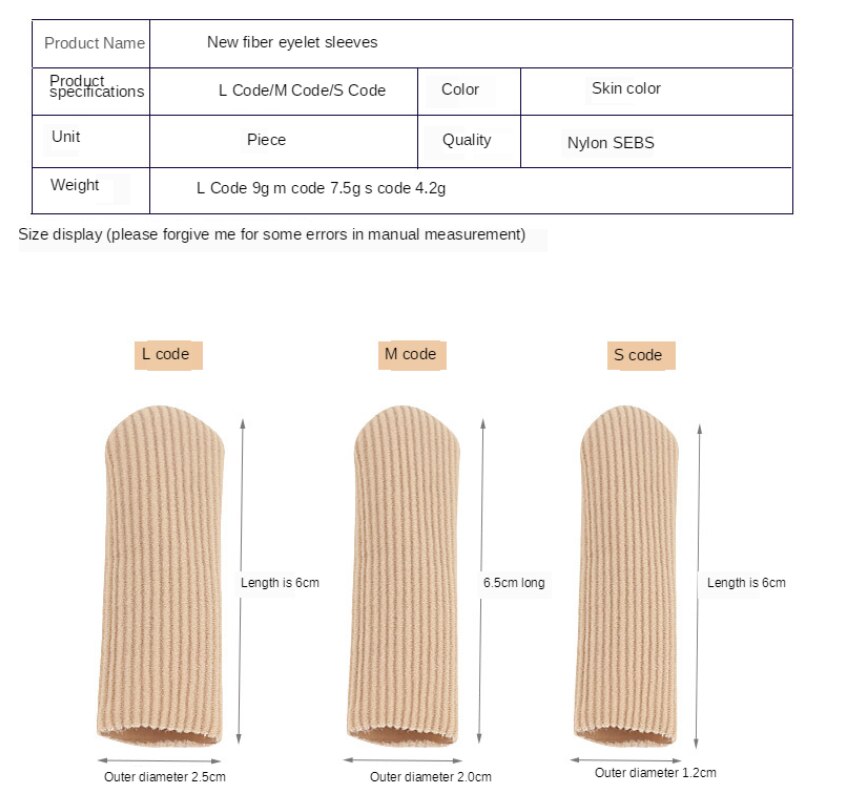 1piece Fabric Finger Toe Tube Protector Separator ... – Grandado