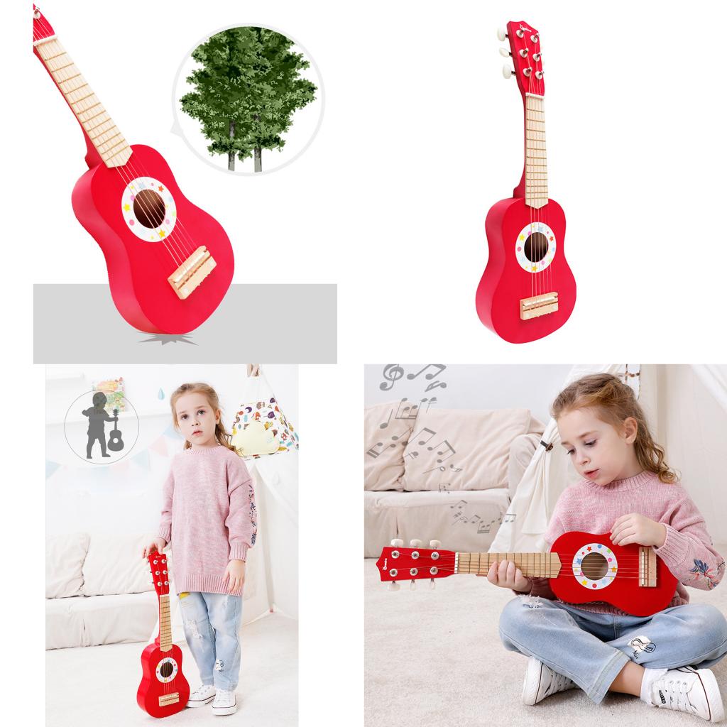 21 tuuman puinen kitara ukulele lasten aloittelija... – Grandado