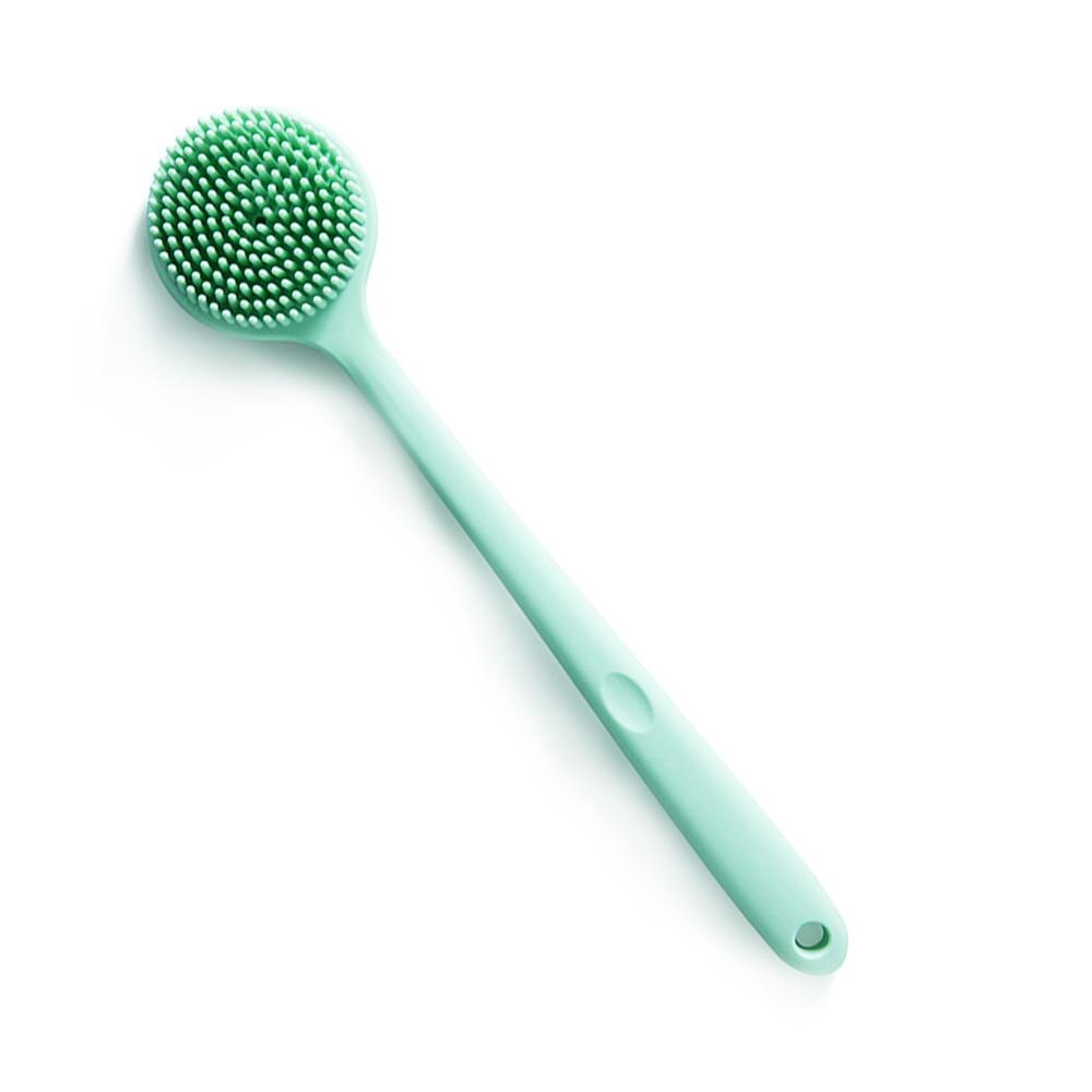 Doppelseitige Dusche Körper Pinsel Silikon Lange G... – Vicedeal