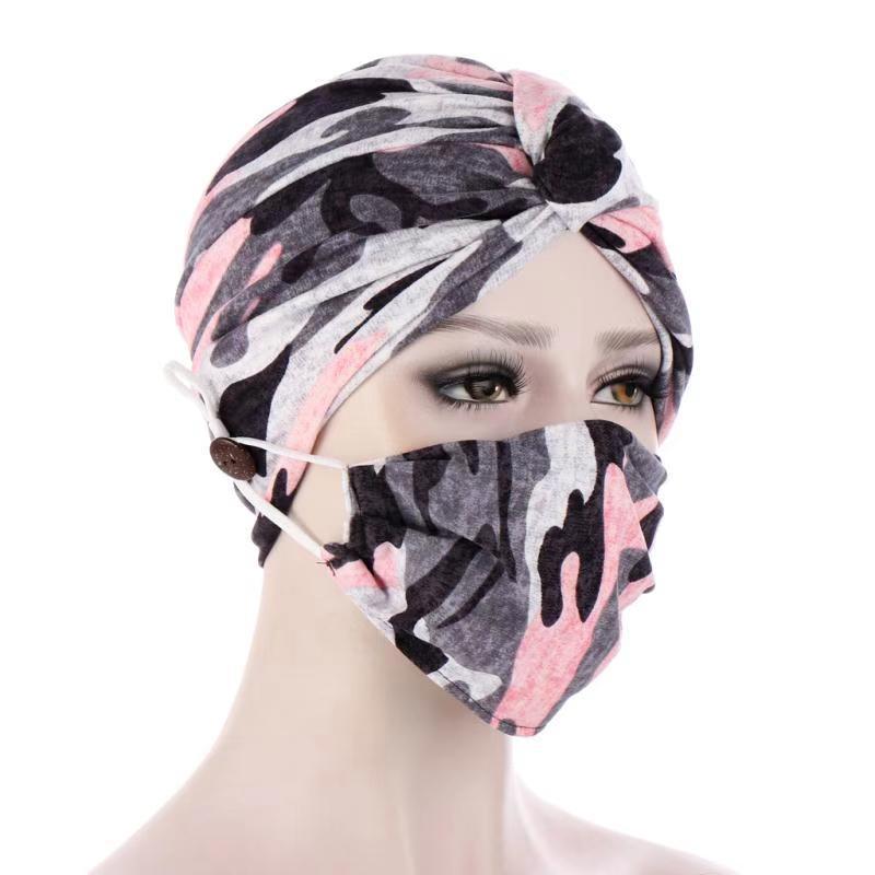 Muslim Masks Turban Hat Twist Cap Round Bonnet Hat... – Grandado