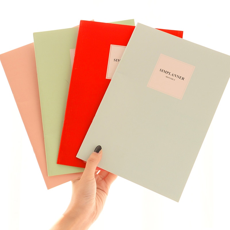 Candy Color Solid Color B5 Notebook Notepad Creati... – Grandado