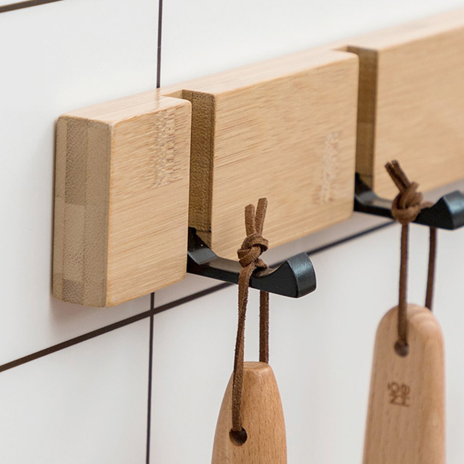 Nordic Home Nailless Folding Coat Hook Rack Hallwa... – Grandado