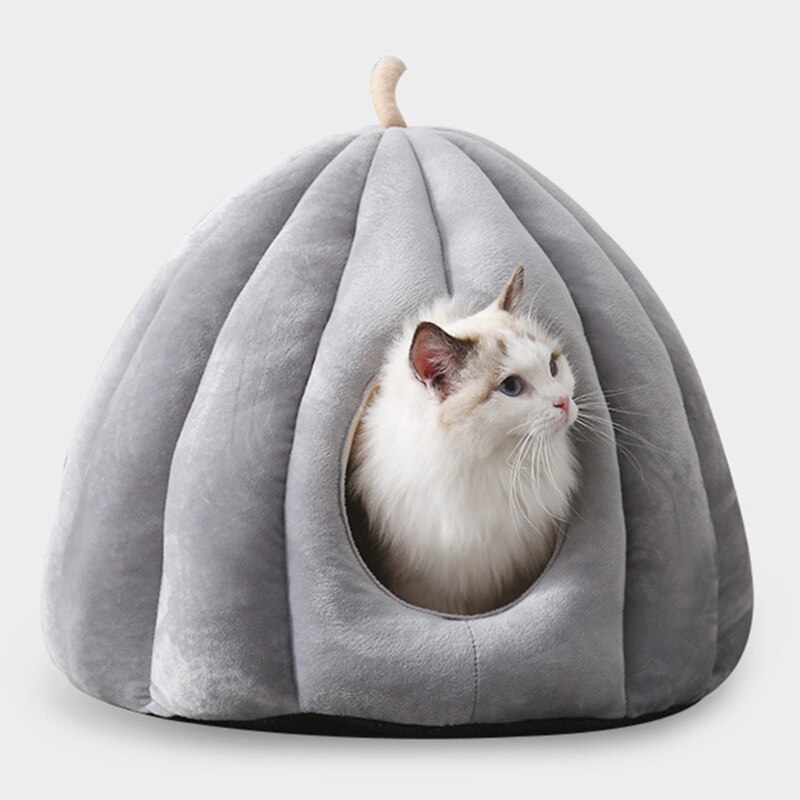 Igloo Pet Bed House Soft Indoor Enclosed Cave Tent... – Vicedeal