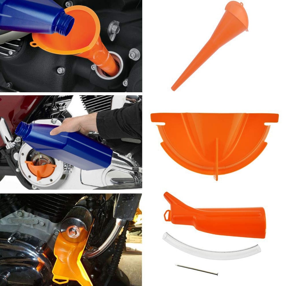 Crankcase Fill Funnel Primary Case Oil Fill Drip-F... – Grandado