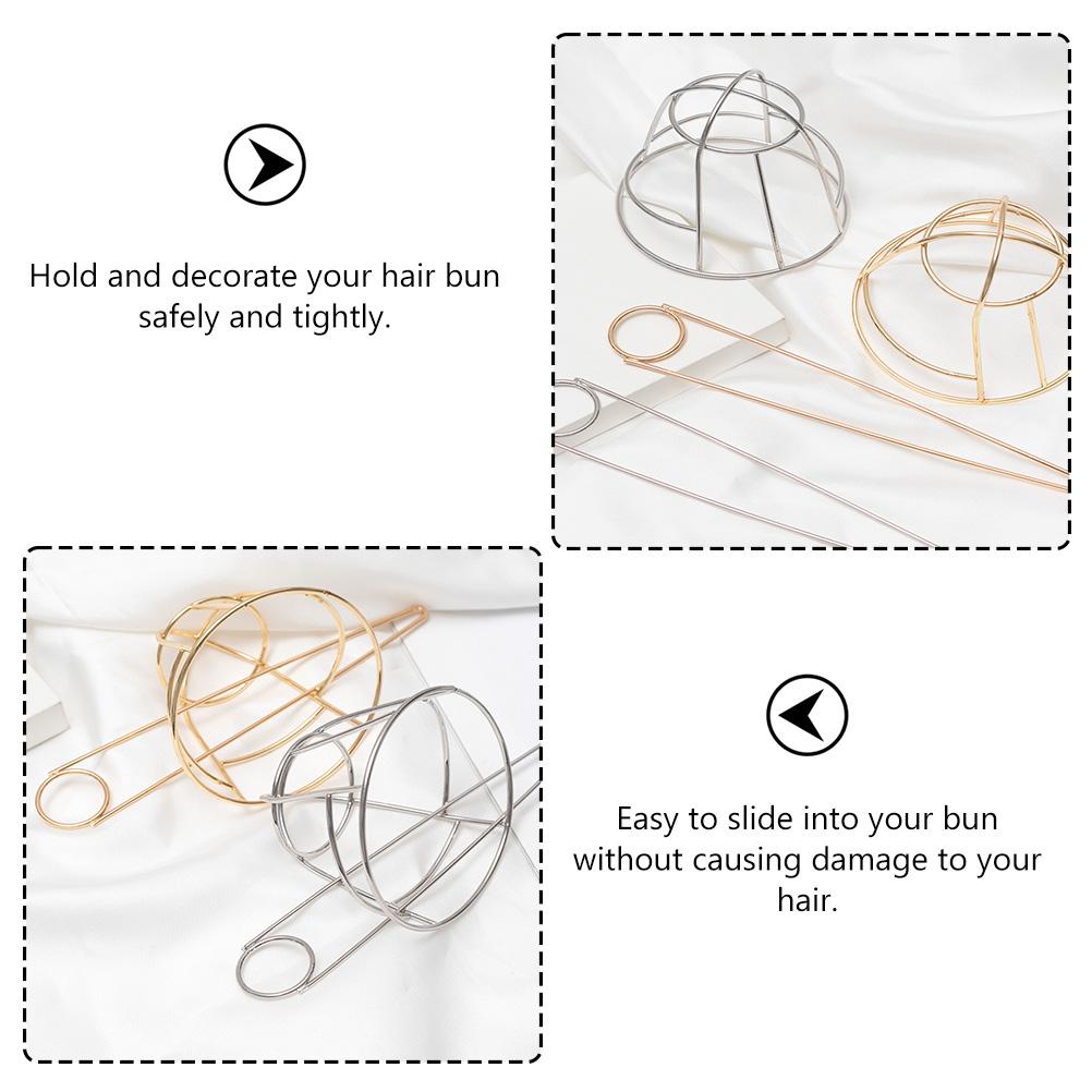 Metal Bird Cage Hairpin Hair Accessories Women Pin... – Vicedeal