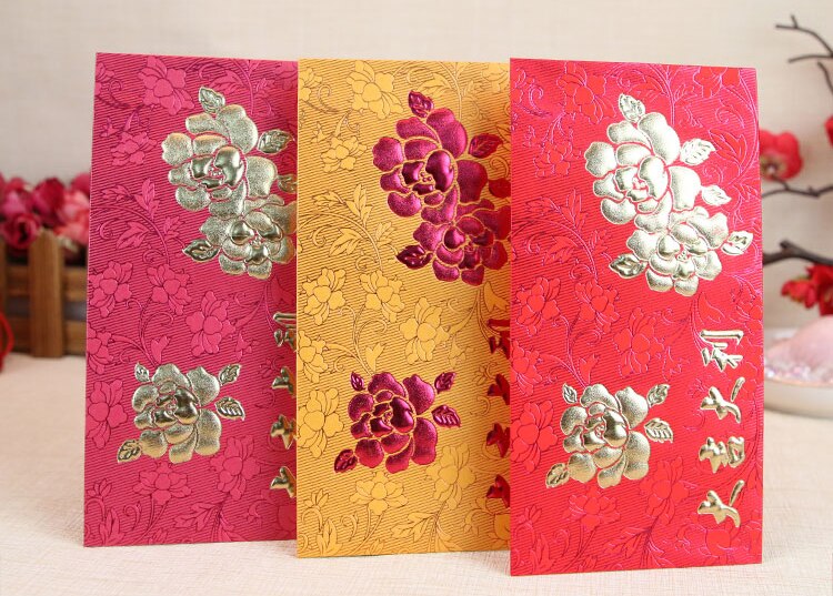 Flower Chinese Year Red Envelope 20 Pcs – Vicedeal
