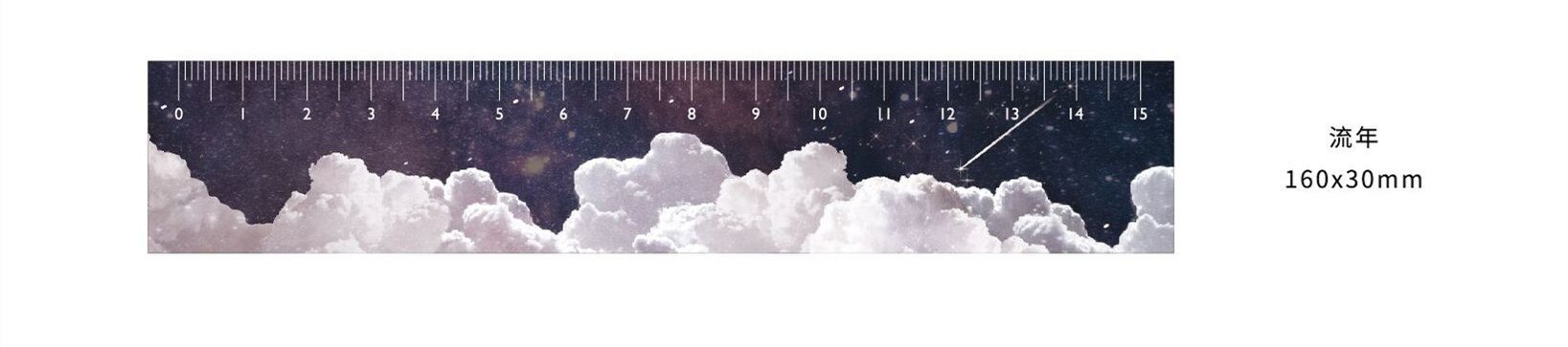 1pcs 160*30mm Acrylic Ruler Ins Style Snow Sky Sta... – Vicedeal