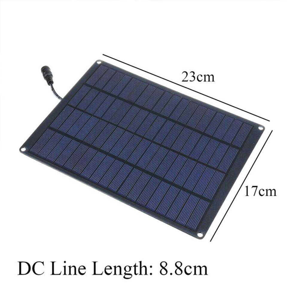 2 x 20w 40w 12v 18v solpanel med batteriklemme sol... – Vicedeal
