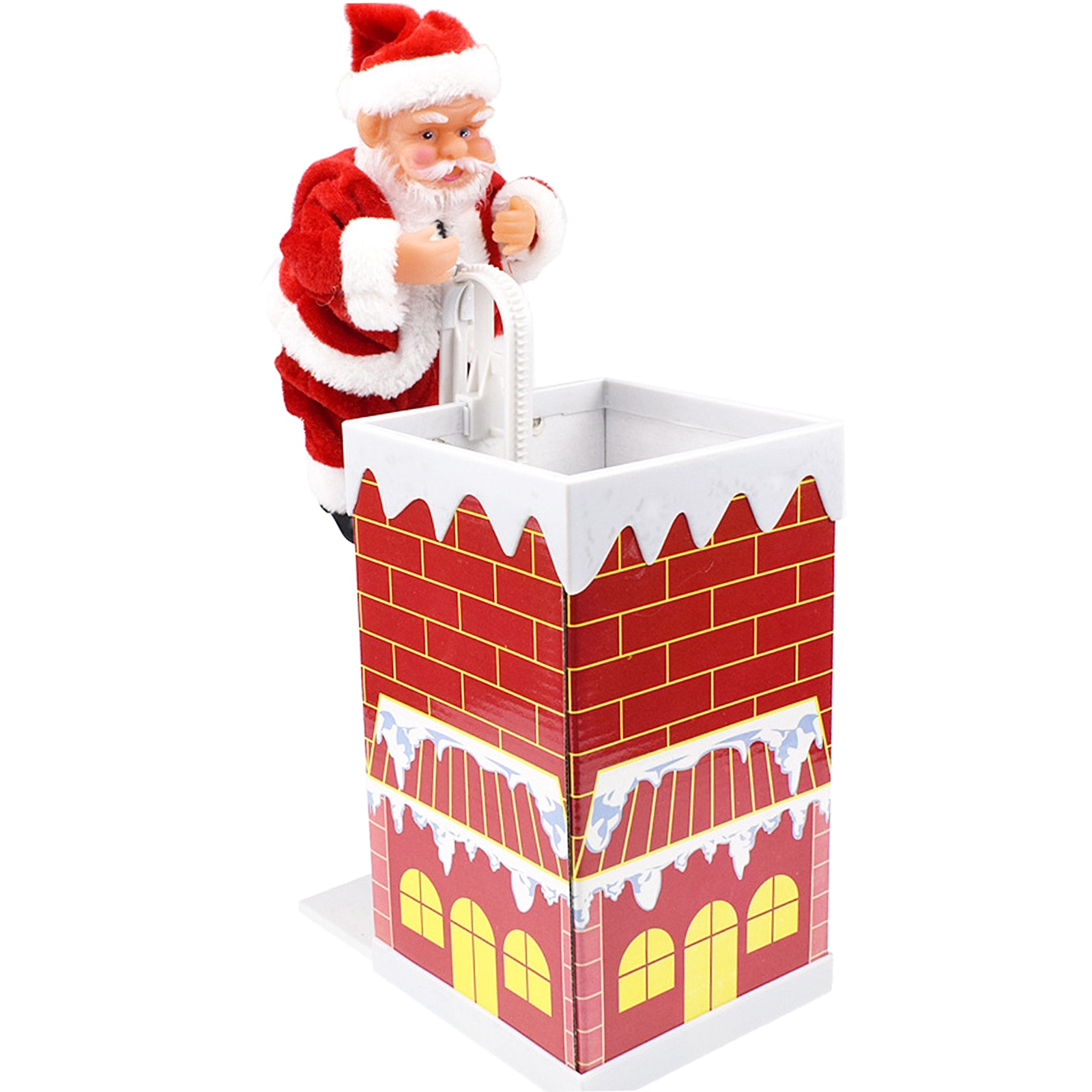 Electric Santa Claus Climbing Chimney Toy Christma... – Vicedeal