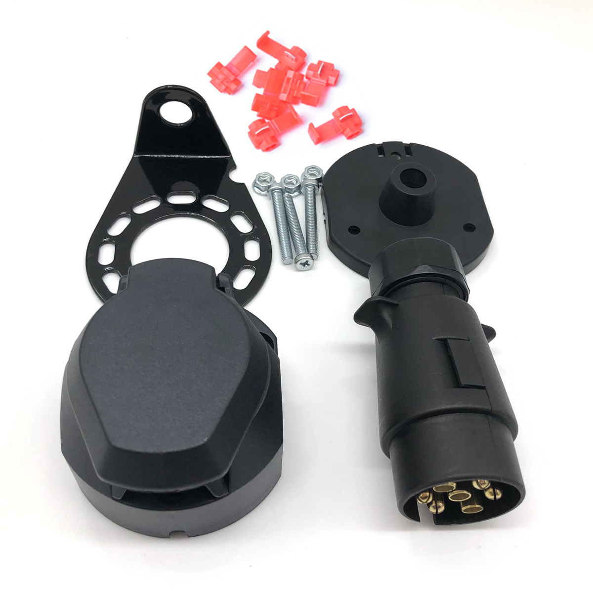 7 Way Auto Car Trailer Plug Trailer Connector Plug... – Grandado