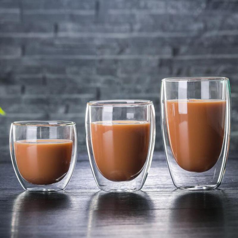 Heat-resistant Double Wall Glass Cup Beer Espresso... – Grandado