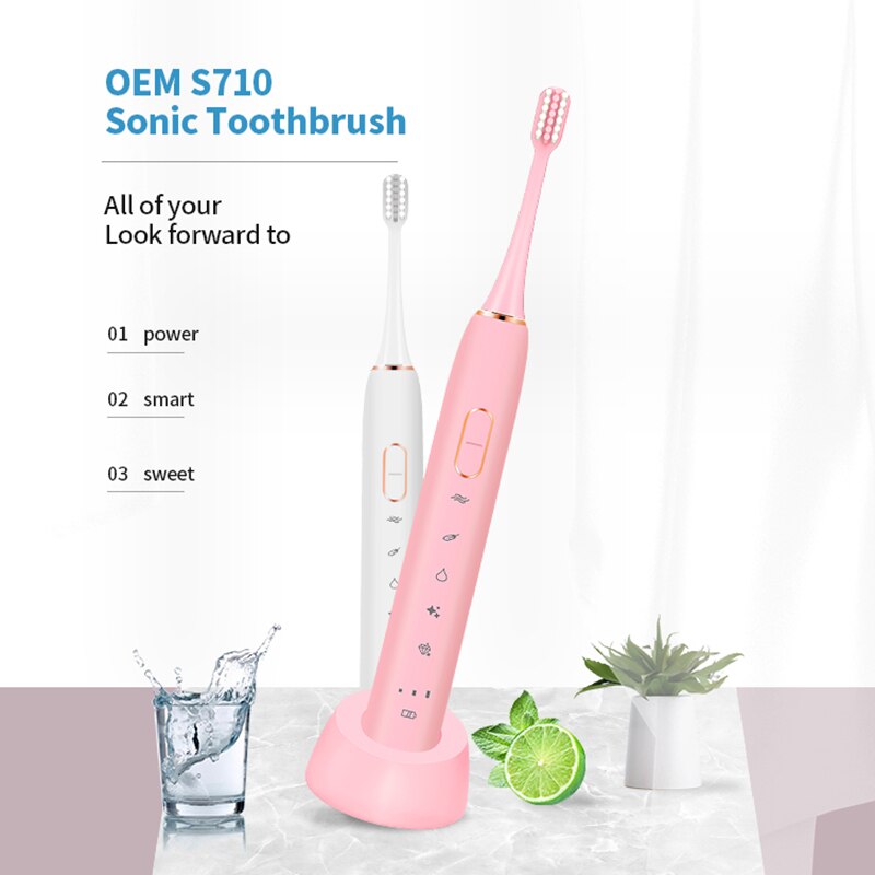 Electric Toothbrush S710 Ultrasonic Sonic toothbru... – Grandado