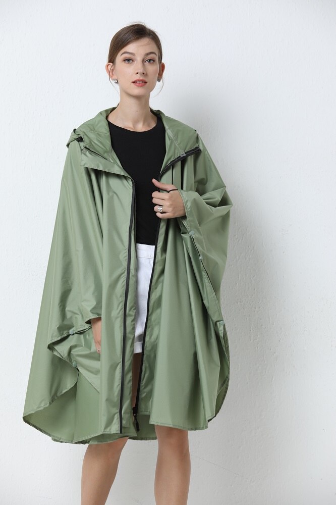 Nordic geometric style stylish cloak raincoat larg... – Grandado