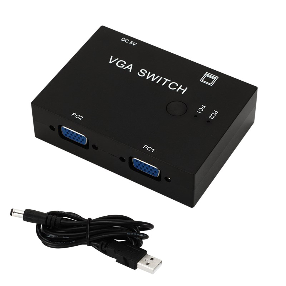 2/4Ports Switcher Splitter 2Ways VGA Video Switch ... – Grandado
