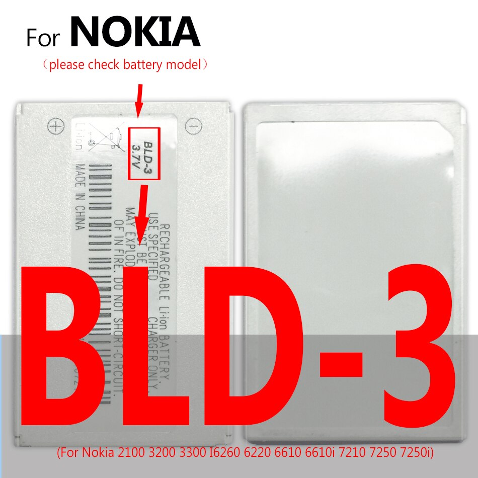 BLC-2 BLB-2 BLD-3 BL-4C BL-5C Batterie Für Nokia 1... – Vicedeal