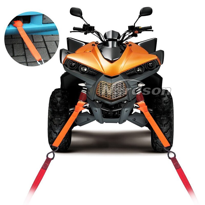 4 x Universal Soft Loops Car Motorcycle Towing Rop... – Grandado
