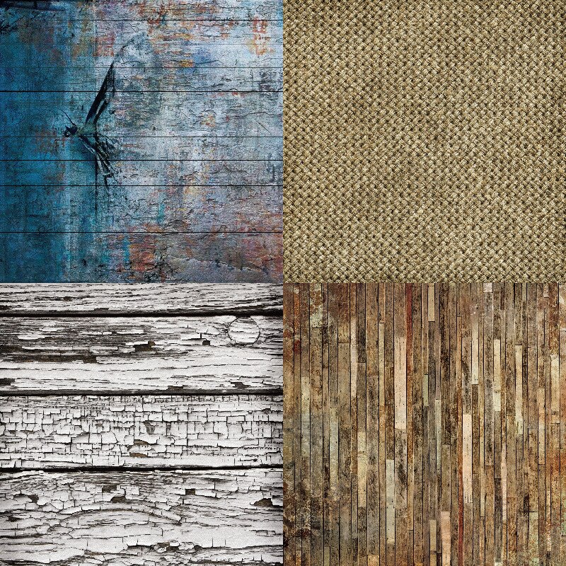 24 Sheet Vintage ButterFly Wood Texture Scrapbooki... – Vicedeal