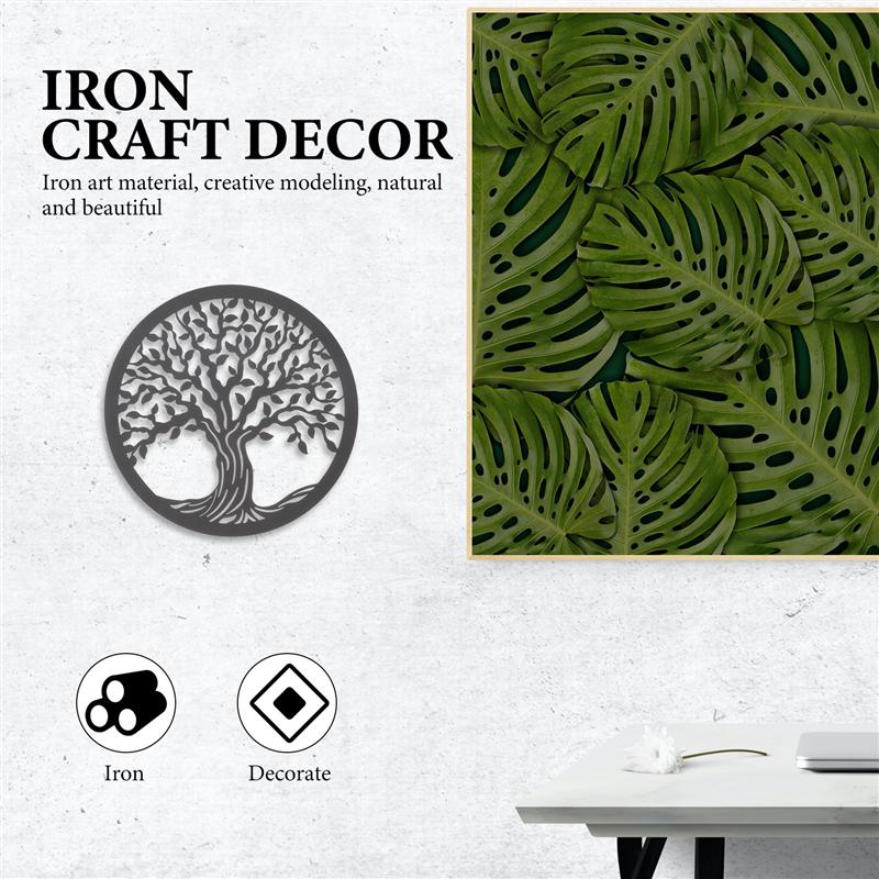 Iron Silhouette Wall Decor Hanging Iron Craft Wall... – Grandado